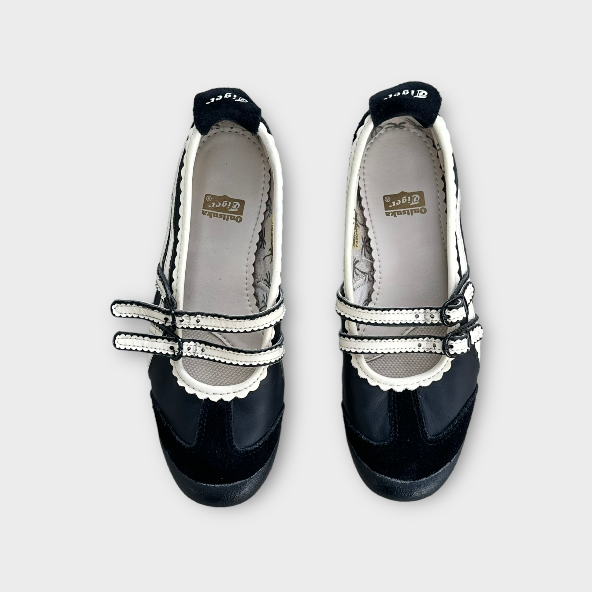onitsuka tiger black ballerina flats – hachi archive