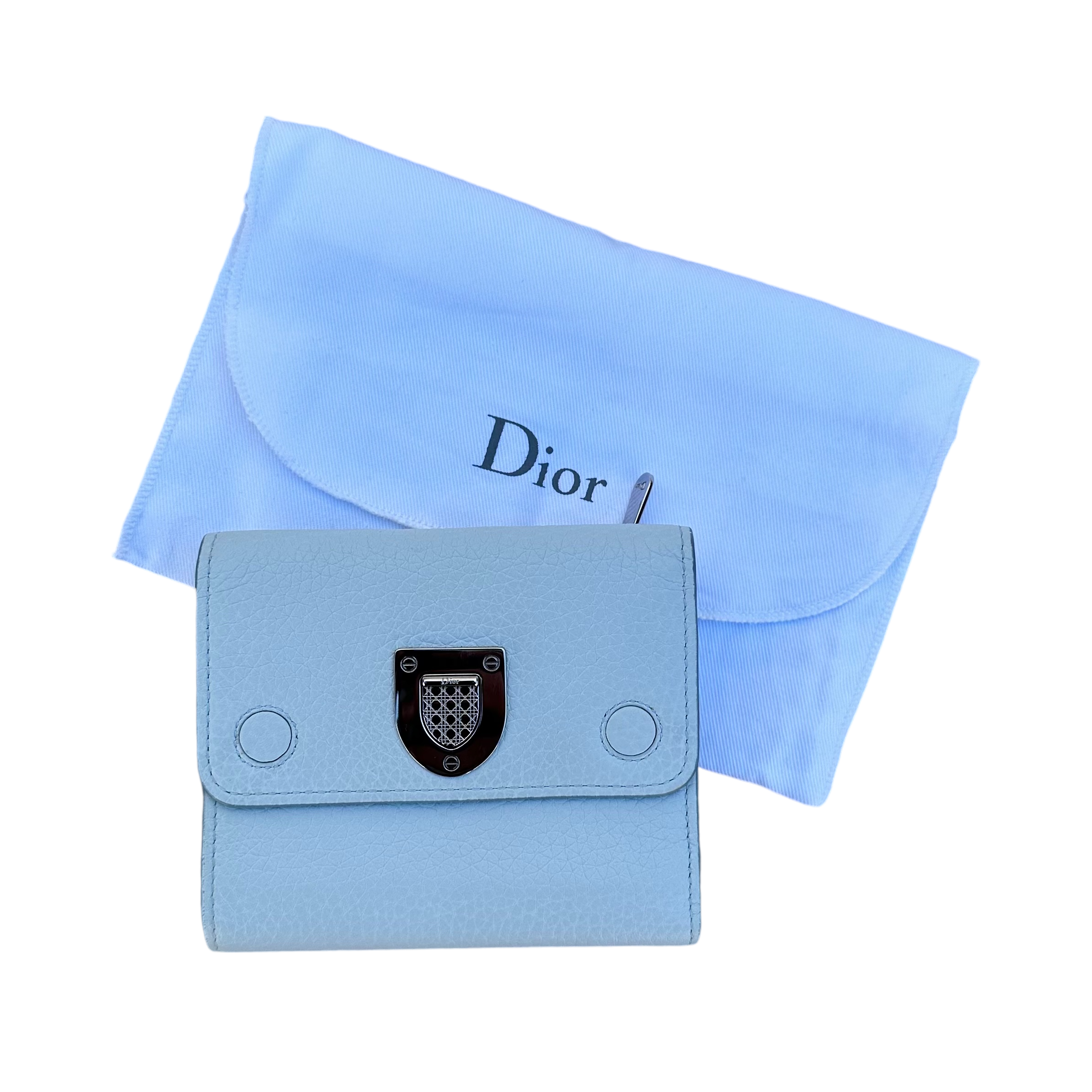christian dior light blue wallet – hachi archive